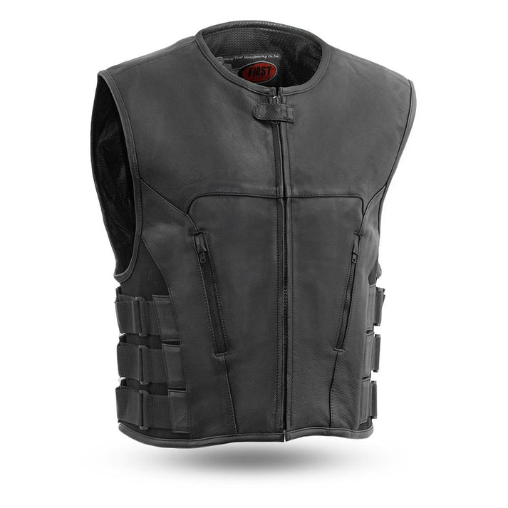 Commando Swat Style Leather Club Vest – Sunset Leather